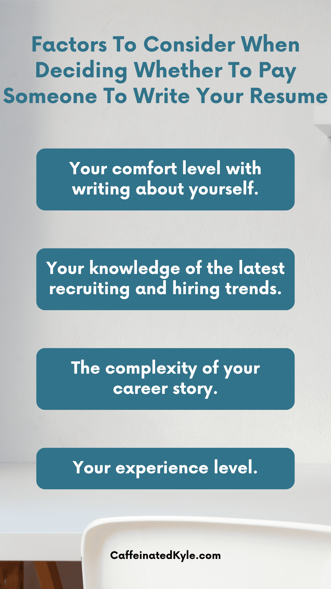 “Should I Pay Someone To Write My Resume?” Answered | CaffeinatedKyle.com