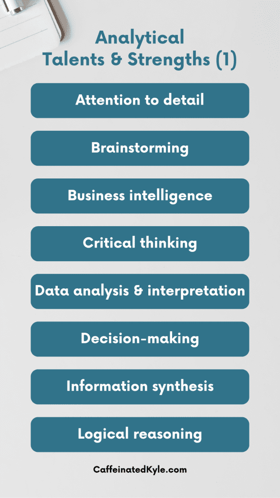 150+ Powerful Examples Of Talents And Strengths For Your Career ...