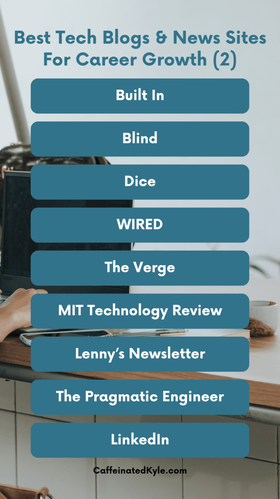 18 Best Tech Blogs & News Sites For Career Growth | CaffeinatedKyle.com