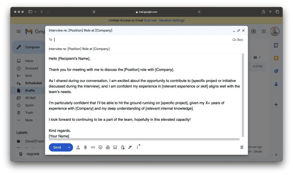 How To Ace An Internal Interview With Your Current Employer ...