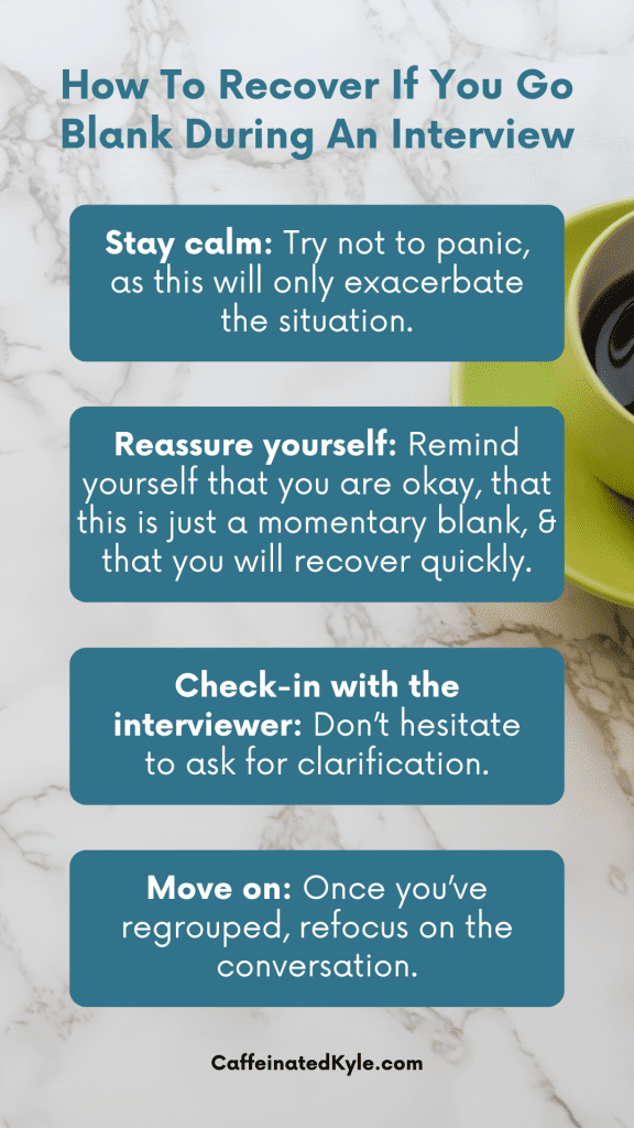How To Stop Your Mind From Going Blank During Interviews ...