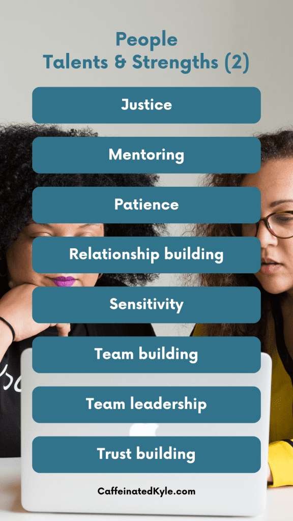 150+ Powerful Examples Of Talents And Strengths For Your Career ...