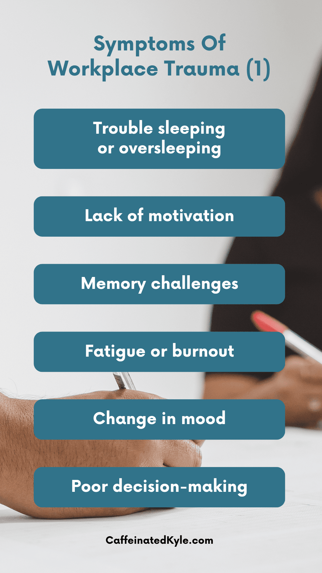 Workplace Trauma: How To Recognize It And Start To Heal ...